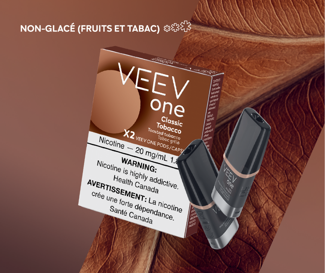 Saveurs de capsules de l’appareil de vapotage VEEV | VEEV Canada