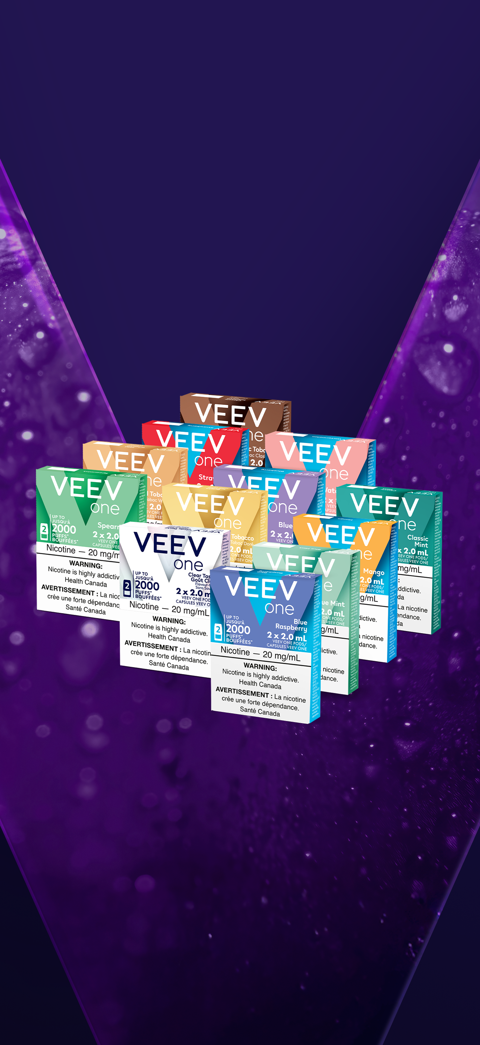 VEEV Canada | Système de capsule VEEV ONE et vapoteuses jetables NOW