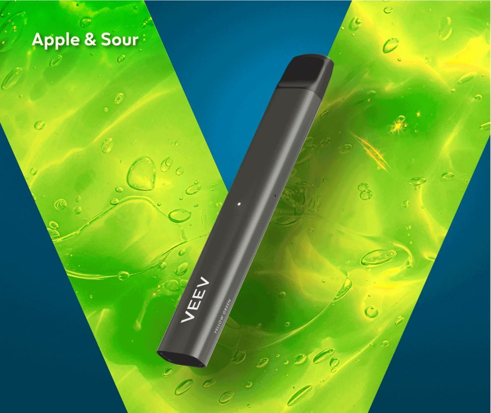 VEEV NOW Yellow Green Flavour Disposable Vape (VEEBA) | VEEV Canada