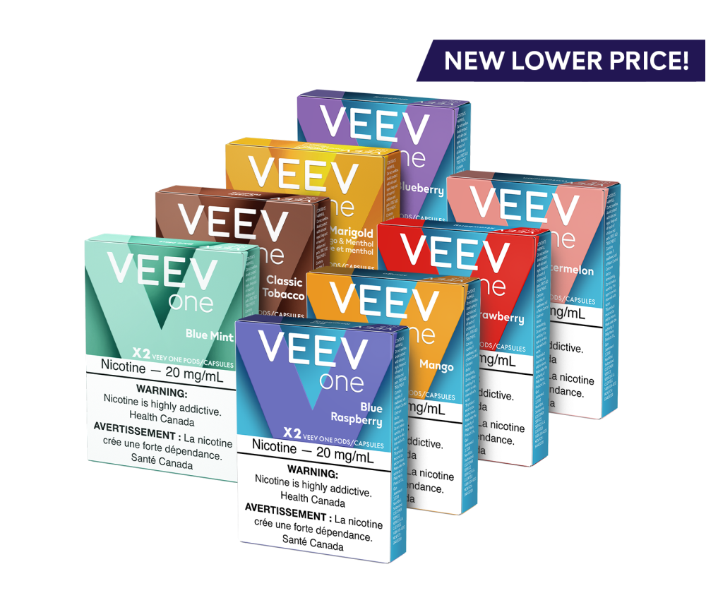 8x VEEV ONE Pod Packs Online Vape Bundle | VEEV Canada